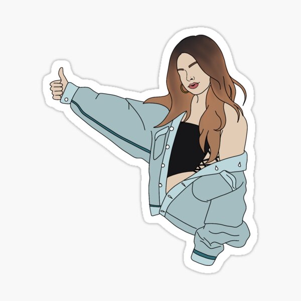 "Addison Rae" Sticker for Sale by lilygongaware | Redbubble
