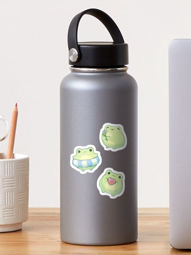 "Cute Frogs" Sticker for Sale by mychickenugget9 | Redbubble