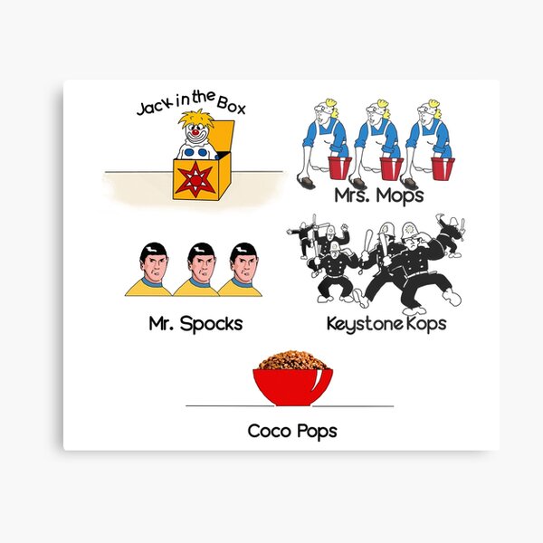 "Coco Pops 1981" Metal Print for Sale by beastmustdie | Redbubble