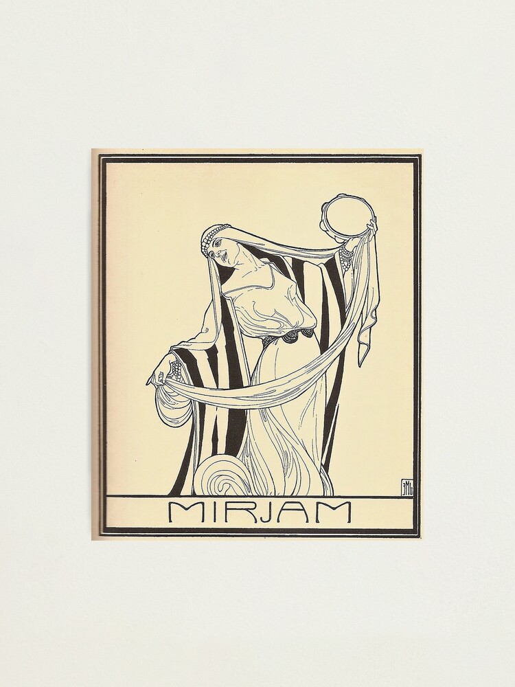 "HD. Mirjam, by Ephraim Moses Lilien" Photographic Print for Sale by ...
