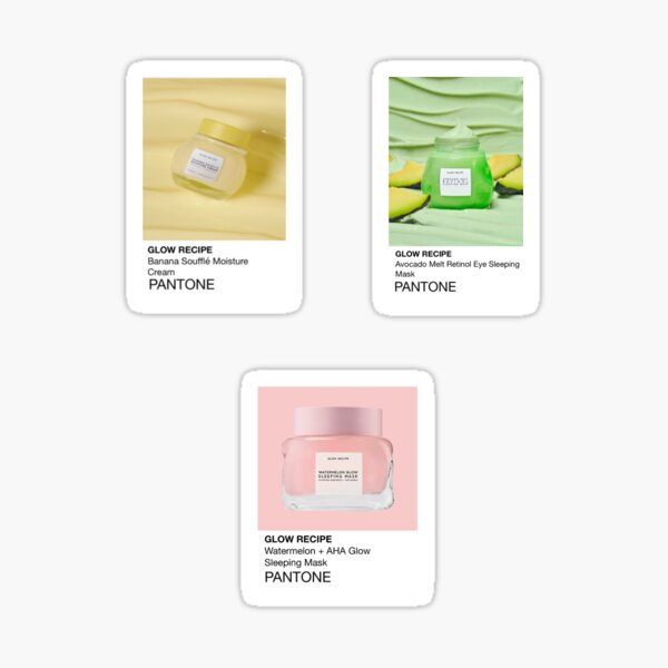 "Glow Recipe Pantone Sticker Pack" Sticker for Sale by margaret-h ...