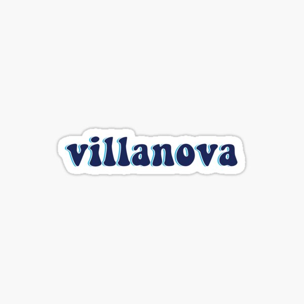 "villanova layered" Sticker for Sale by Nrdrss | Redbubble