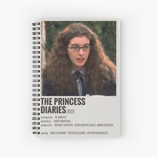 "The Princess Diaries Movie Poster" Spiral Notebook for Sale by immixrl ...