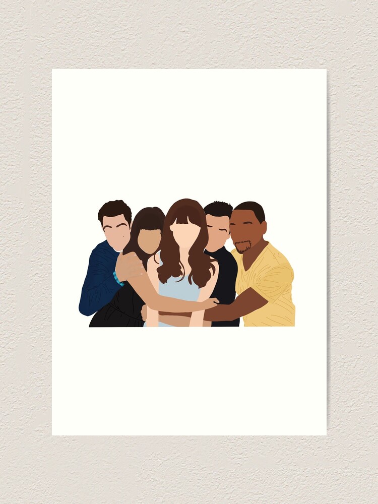 "New Girl tv show" Art Print for Sale by designbytatum | Redbubble