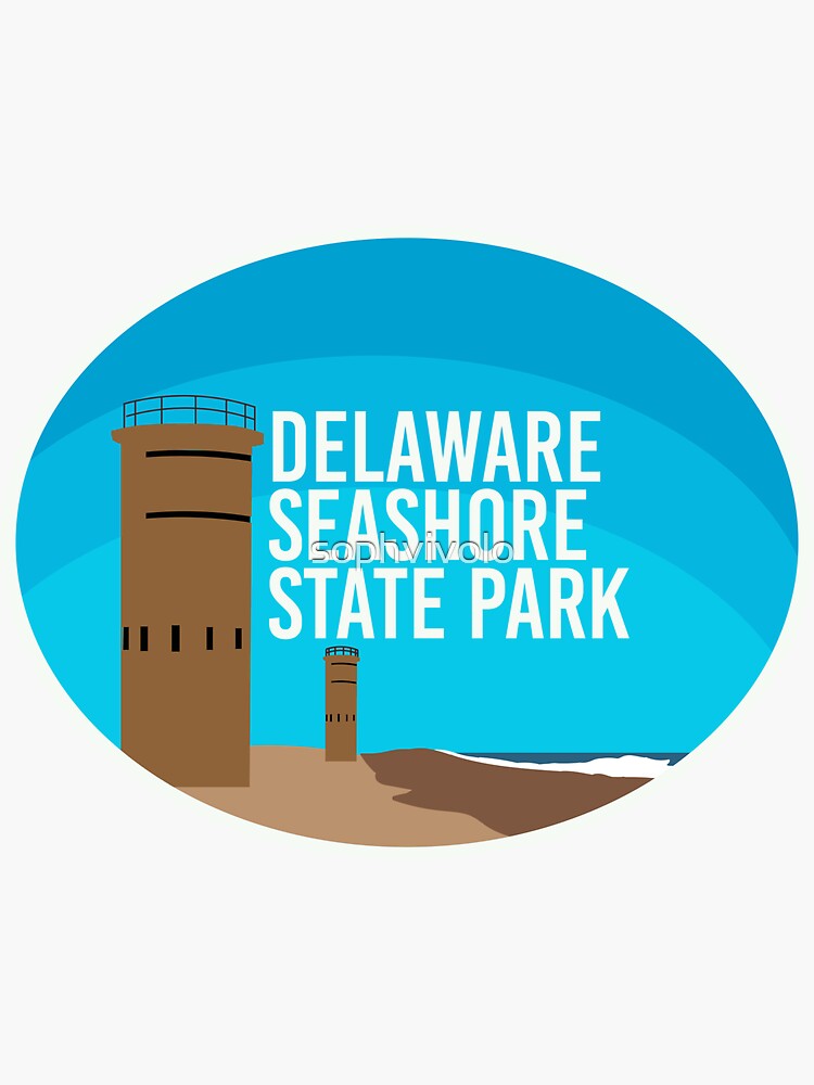 "Delaware Seashore State Park" Sticker for Sale by sophvivolo | Redbubble