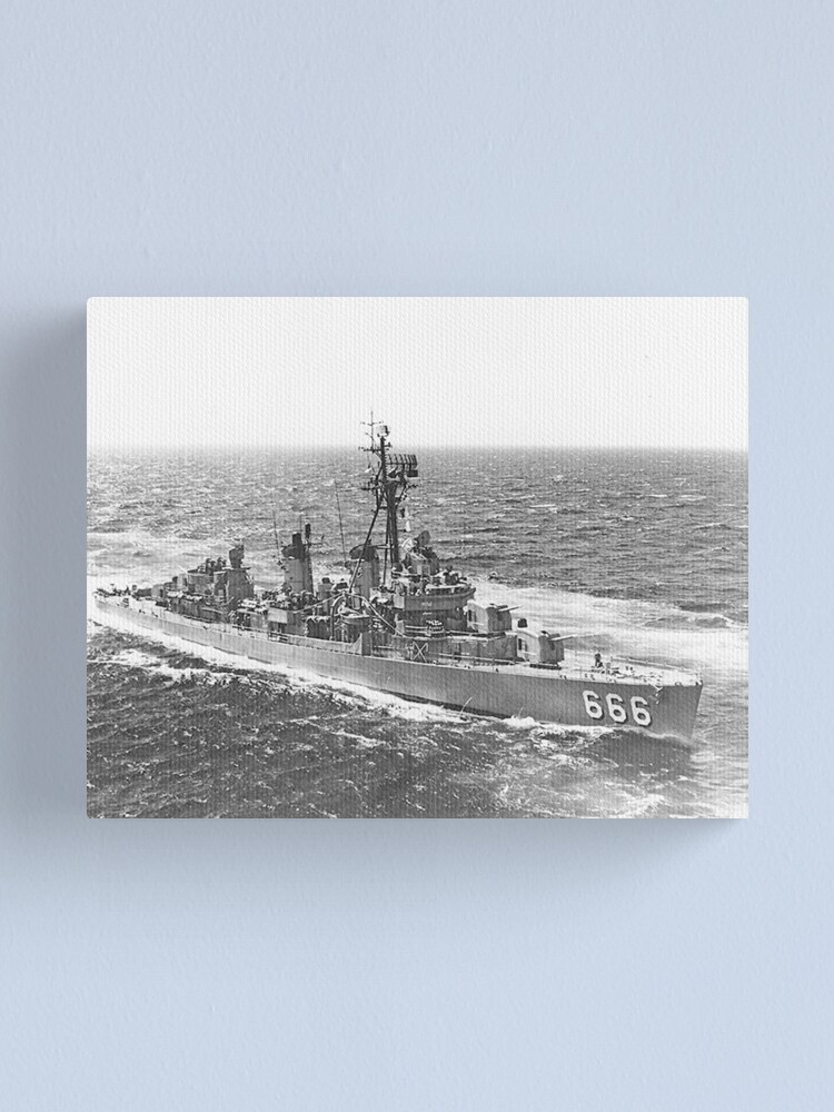 "USS BLACK (DD-666) SHIP'S STORE" Canvas Print for Sale by ...