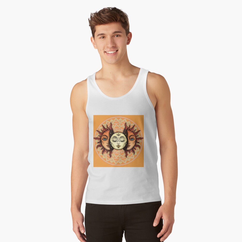 "Sun And Moon | Hippie Decor " Sticker for Sale by innexciumtab | Redbubble