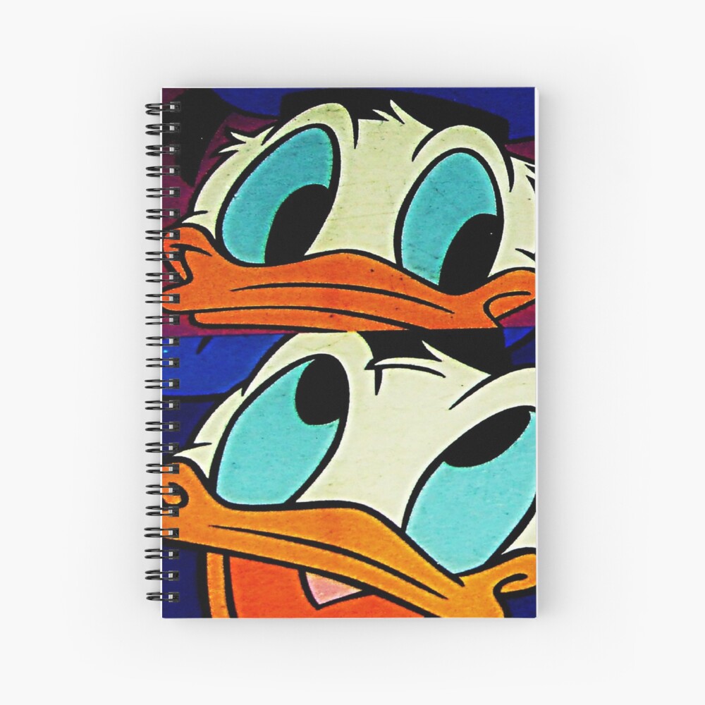 "Donald Duck " Spiral Notebook by Andyt | Redbubble