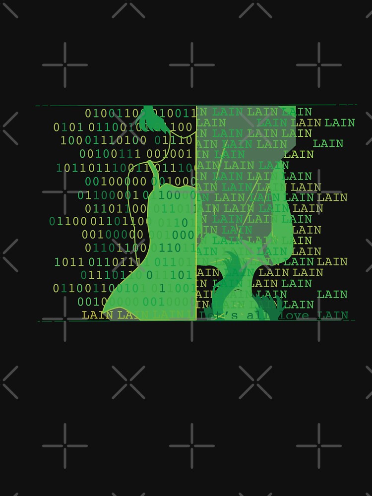 "Lain - Code" T-shirt for Sale by ChiseLovesong | Redbubble | lain t ...