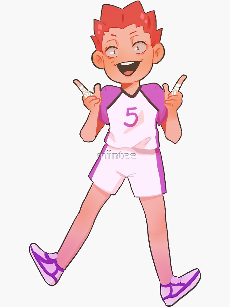 "Shiratorizawa VBC Tendou Sticker" Sticker for Sale by miintee | Redbubble