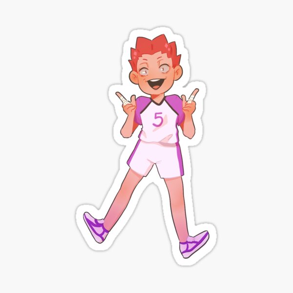 "Shiratorizawa VBC Tendou Sticker" Sticker for Sale by miintee | Redbubble