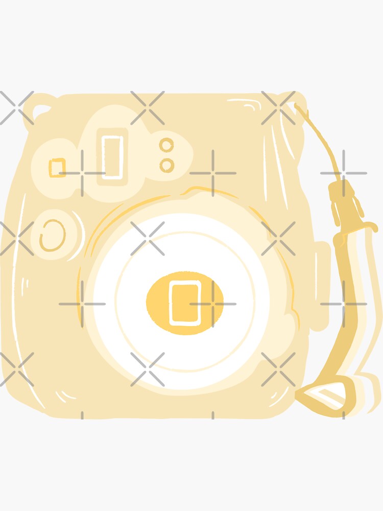 "Honey Instax Mini Polaroid Camera" Sticker by mangowave | Redbubble