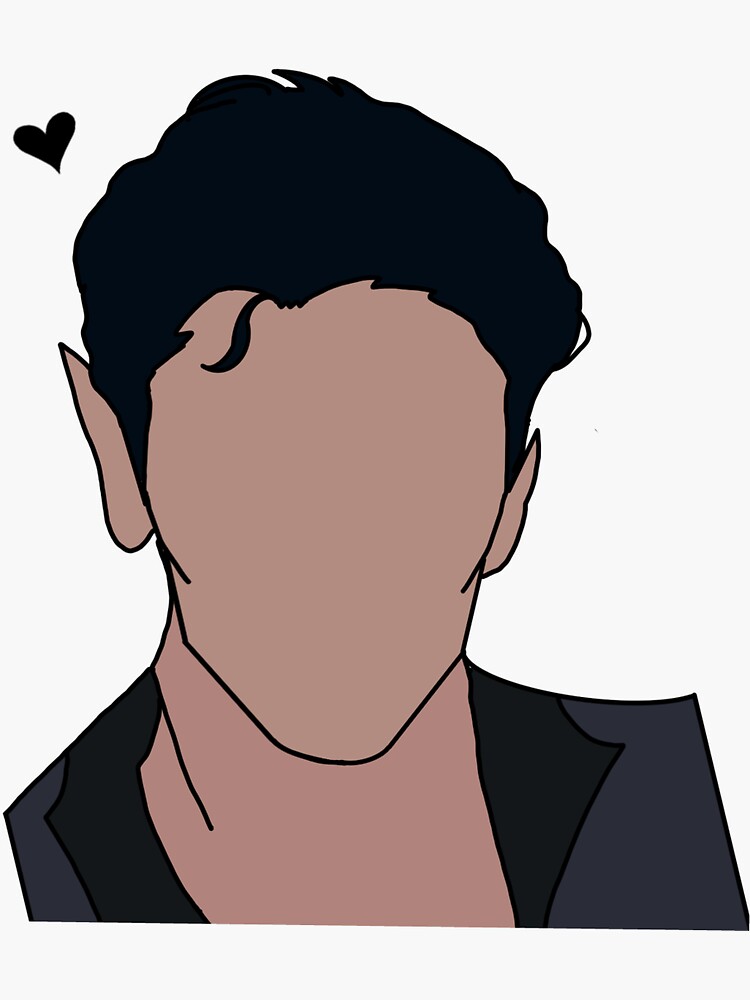 "Rhysand" Sticker for Sale by Momocakes2 | Redbubble