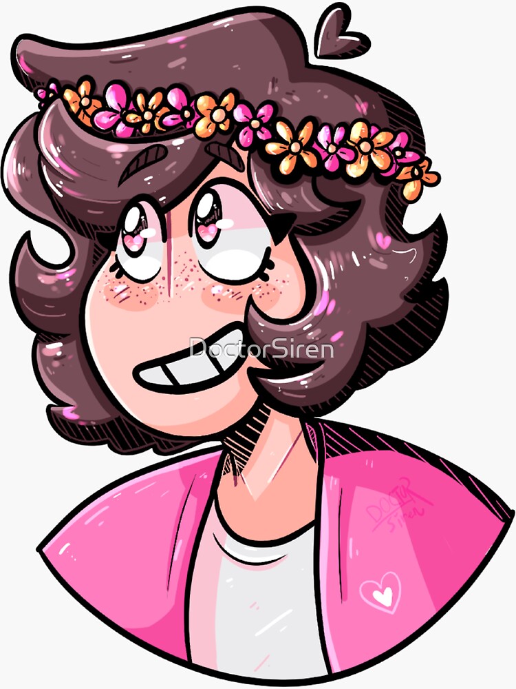 "StressMonster Skin Bust" Sticker by DoctorSiren | Redbubble