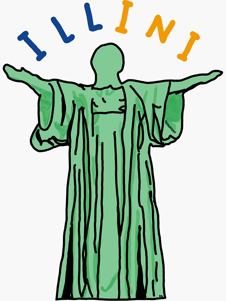 "uiuc alma mater" Sticker for Sale by ayeshasidd | Redbubble