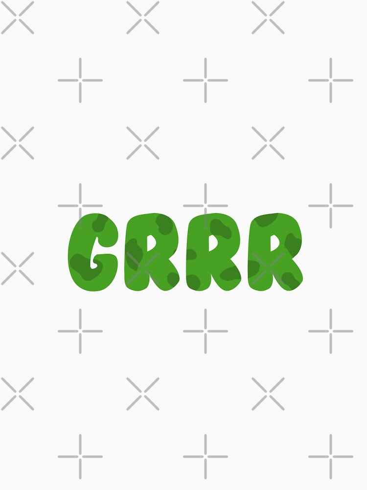 "dinosaur grrr " T-shirt by itsnellysan | Redbubble