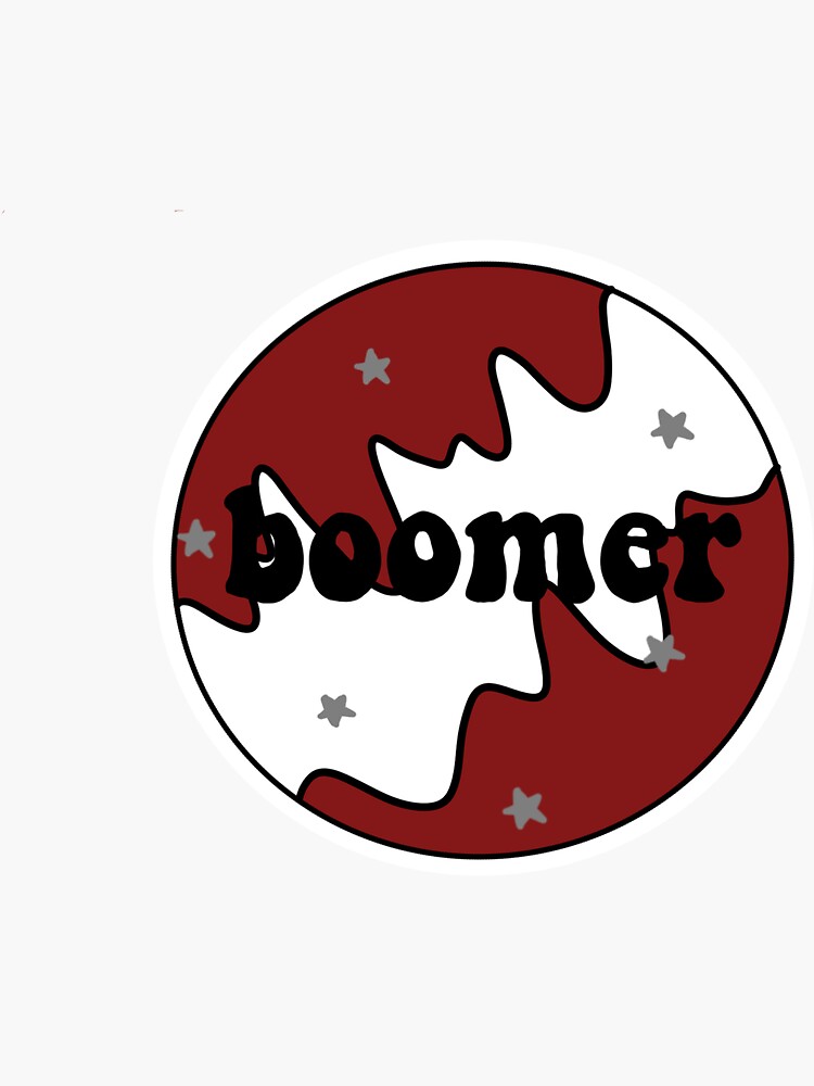 "Boomer" Sticker for Sale by Nishkakumar | Redbubble