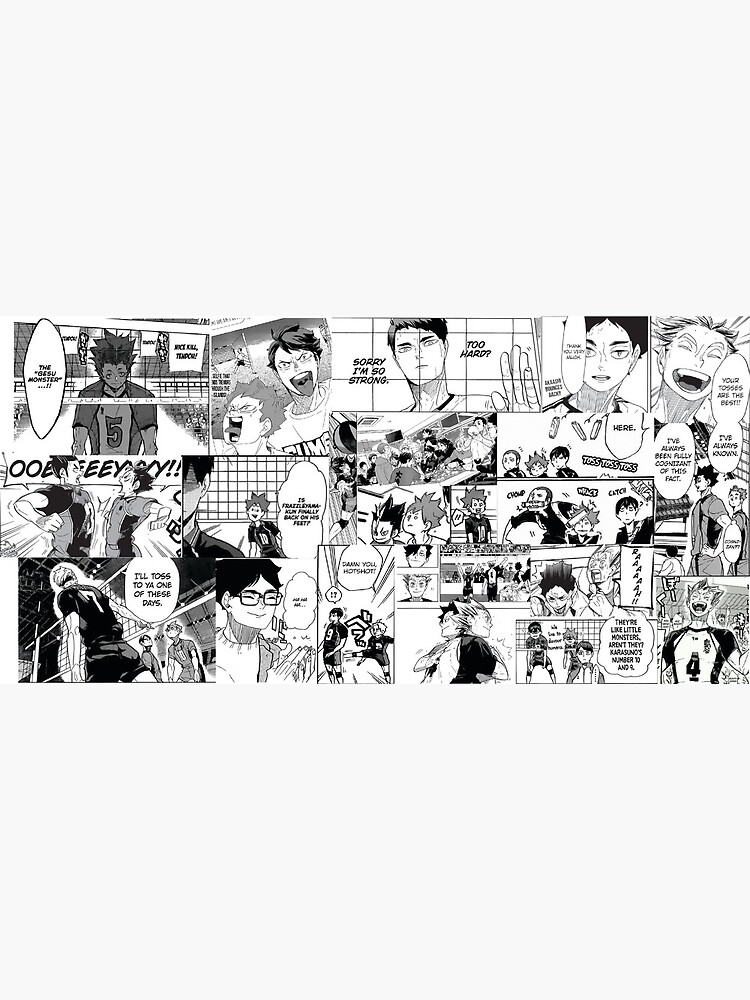 "Haikyuu Manga Collage" Art Print by stephgaidos | Redbubble