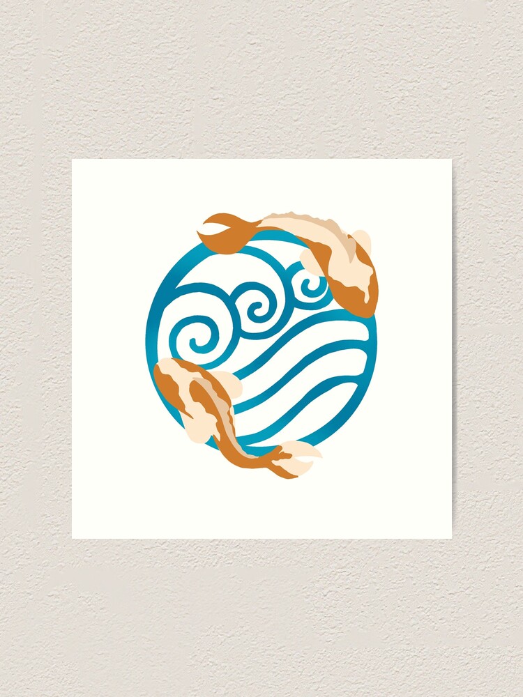 "ATLA Avatar: The Last Airbender Water Bender Tribe Logo Sticker" Art ...
