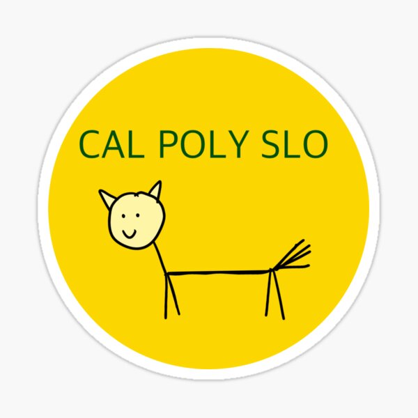 "Cal Poly SLO" Sticker for Sale by emilyyoon | Redbubble