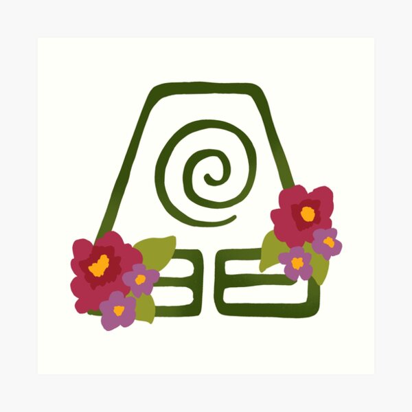 "ATLA Avatar: The Last Airbender Earth Bender Tribe Logo" Art Print by ...