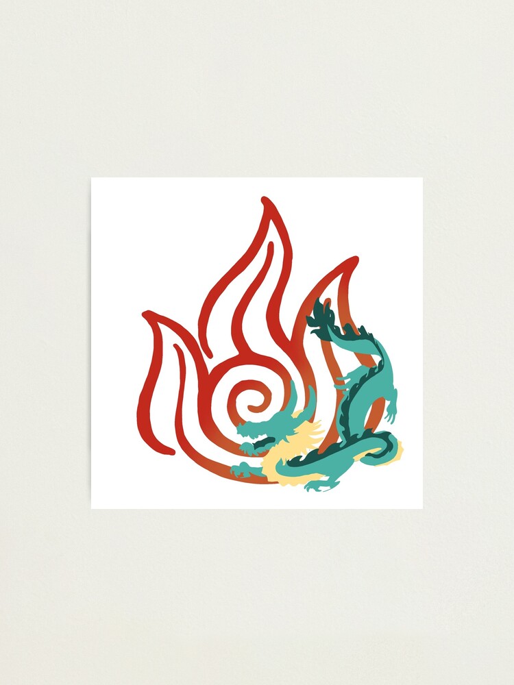 "ATLA Avatar: The Last Airbender Fire Bender Tribe Logo " Photographic ...