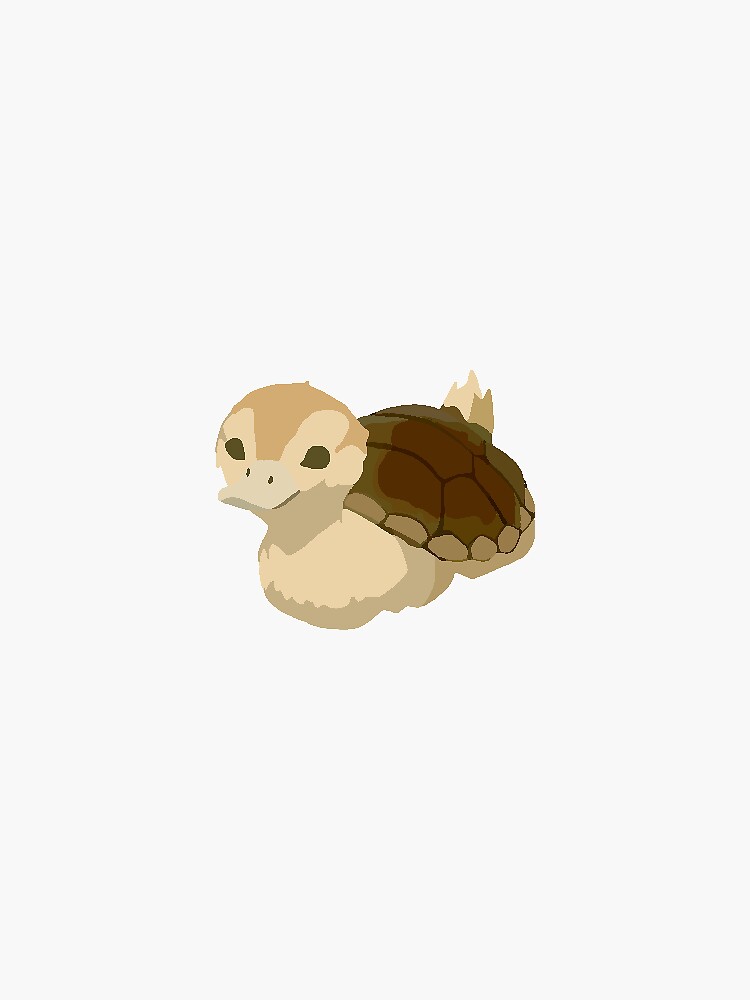 "Turtle Duck Avatar the Last Airbender " Sticker by messymezzie | Redbubble