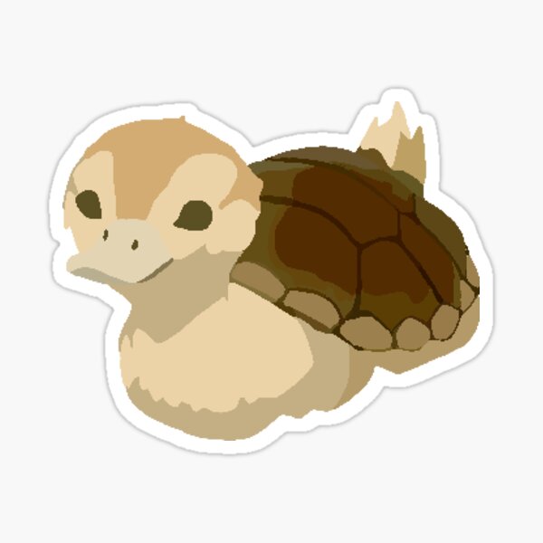 "Turtle Duck Avatar the Last Airbender " Sticker by messymezzie | Redbubble