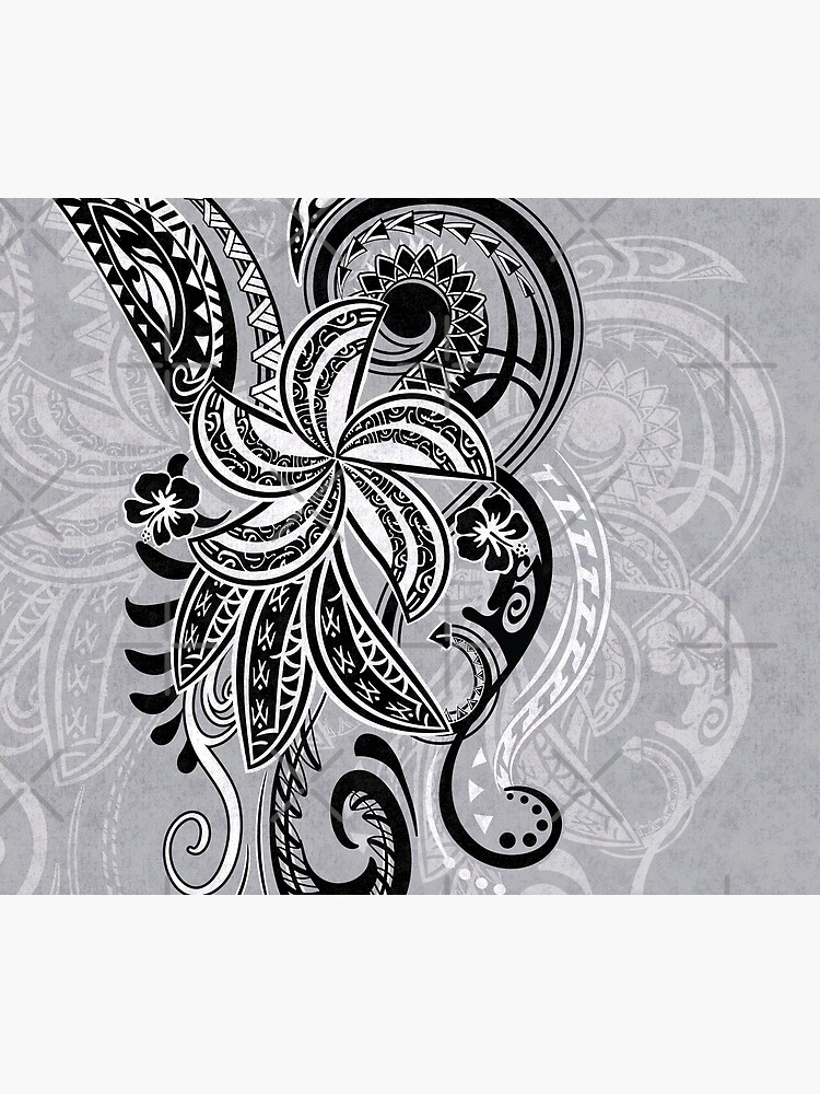 "Hawaiian Poly Tribal Patterns" Tapestry for Sale by sunnthreads ...