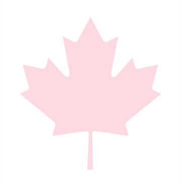 "Pastel Pink Canadian Flag" Sticker for Sale by yingzge | Redbubble