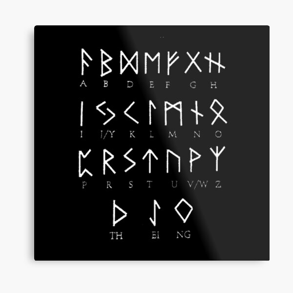 Home & Living Viking Rune Print Rune Watercolor Rune Lettering ...