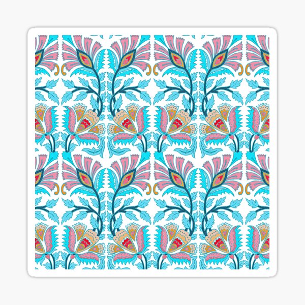 "Traditional block print " Sticker for Sale by Dv50 | Redbubble