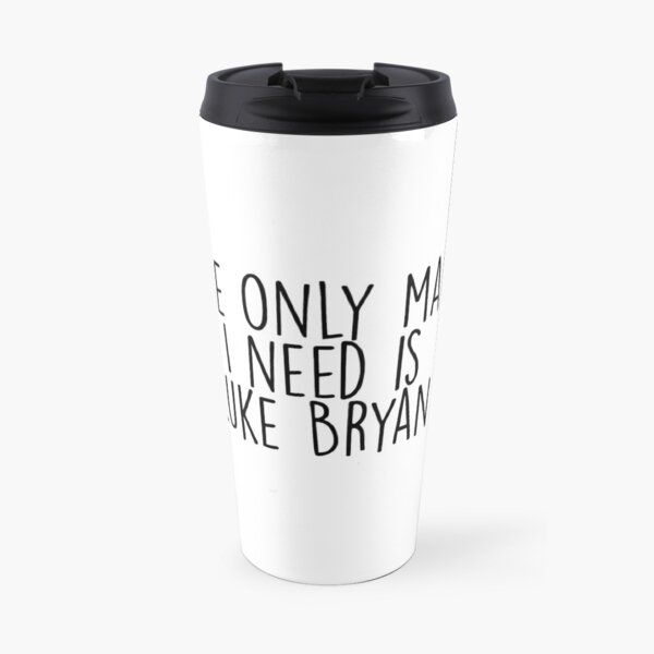 "Luke Bryan sticker" Travel Coffee Mug for Sale by happisunshine ...