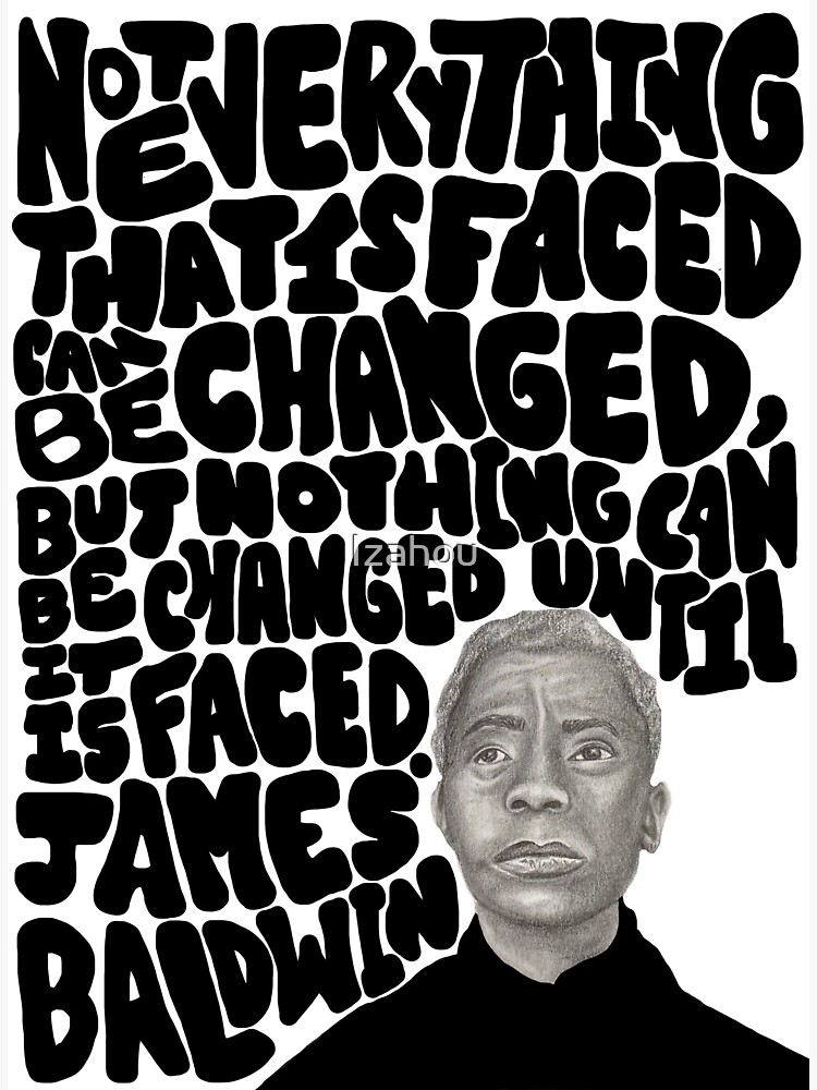 "James Baldwin: Black Lives Matter" Sticker for Sale by Izahou | Redbubble