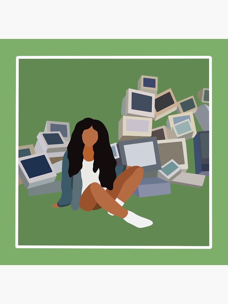 "SZA Ctrl Minimalistic Album Cover" Sticker for Sale by baeareadesigns ...