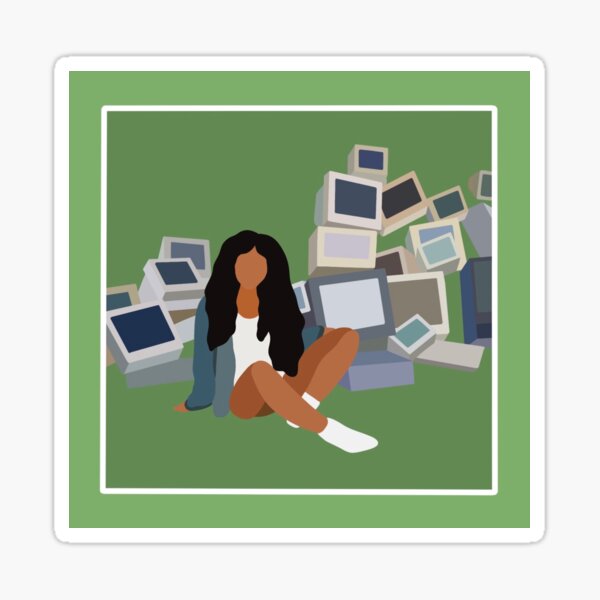 "SZA Ctrl Minimalistic Album Cover" Sticker for Sale by baeareadesigns ...