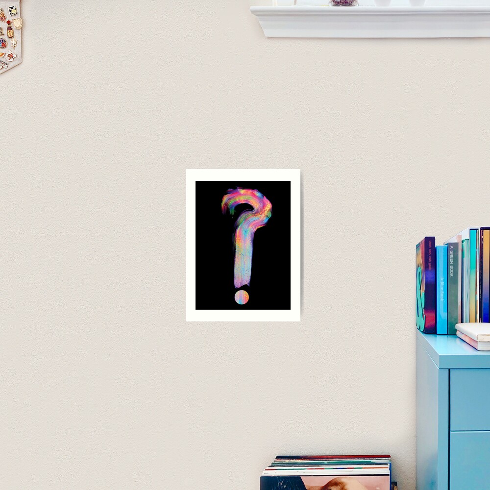 "Psychedelic Tipper Question Mark" Art Print for Sale by ...