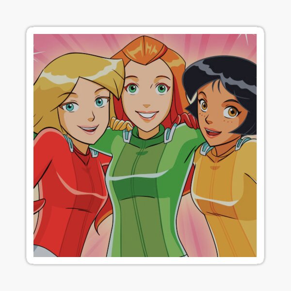"Totally Spies" Sticker for Sale by atlababe | Redbubble