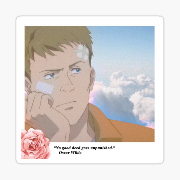 "Heavenly Max Lobo Banana Fish Sticker" Sticker for Sale by ...