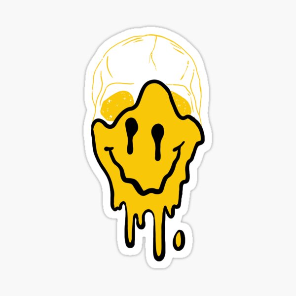 "Droopy Smile " Sticker for Sale by LudicGraphics | Redbubble