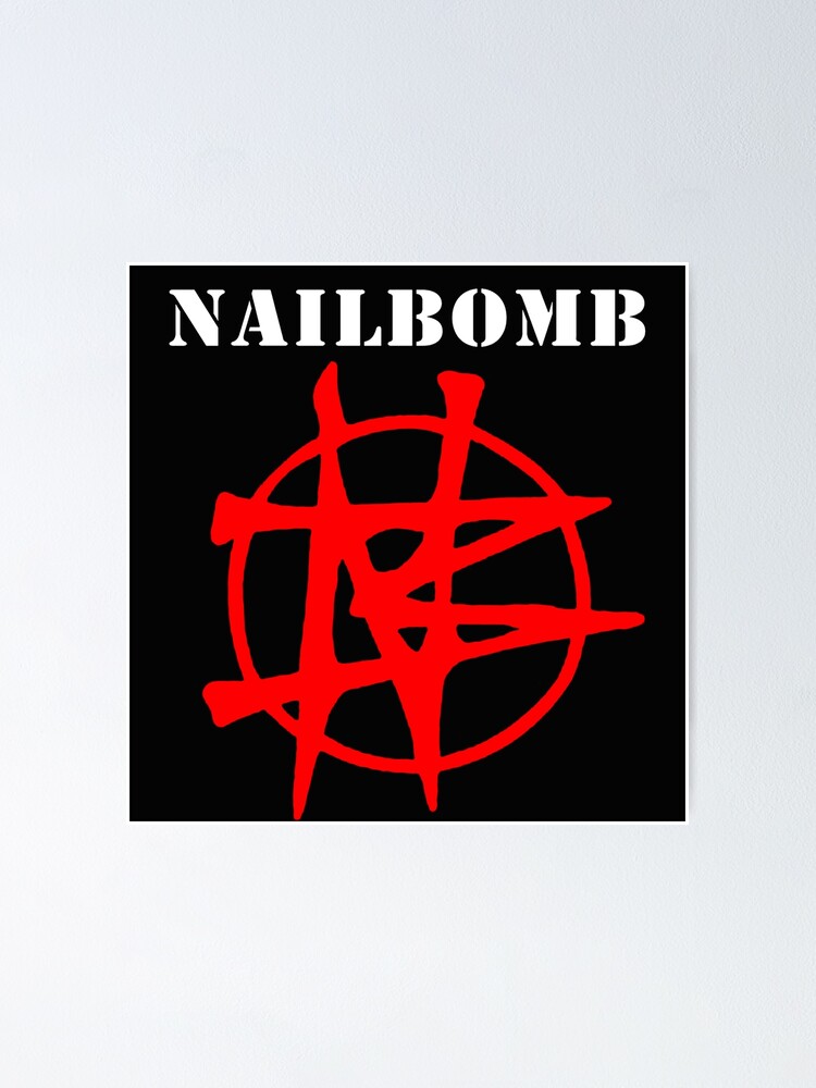 "Nailbomb Band Logo" Poster for Sale by lithoman2 | Redbubble
