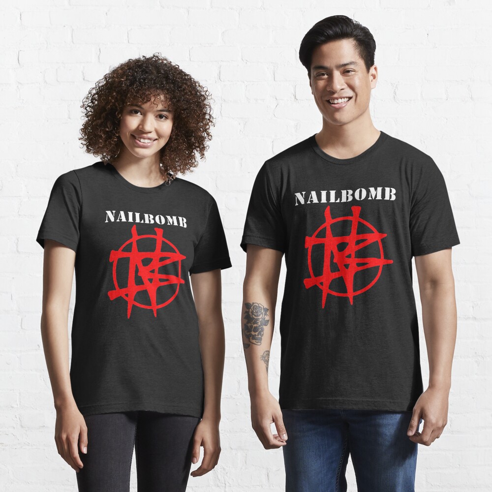 "Nailbomb Band Logo" T-shirt for Sale by lithoman2 | Redbubble ...