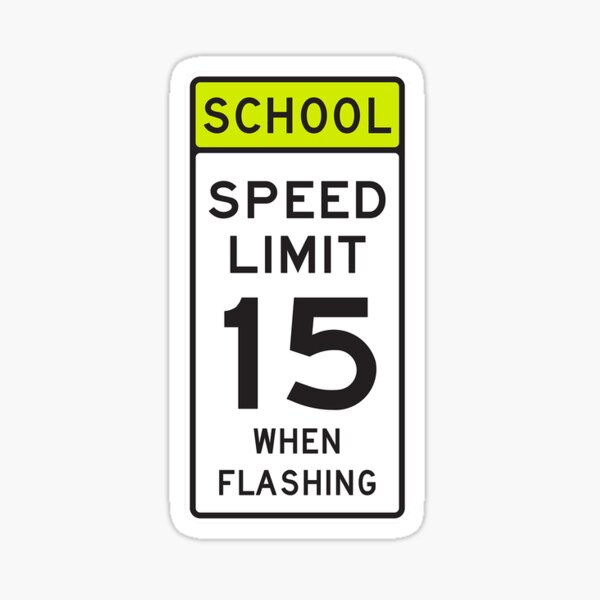 "speed limit sticker" Sticker for Sale by maddy242 | Redbubble