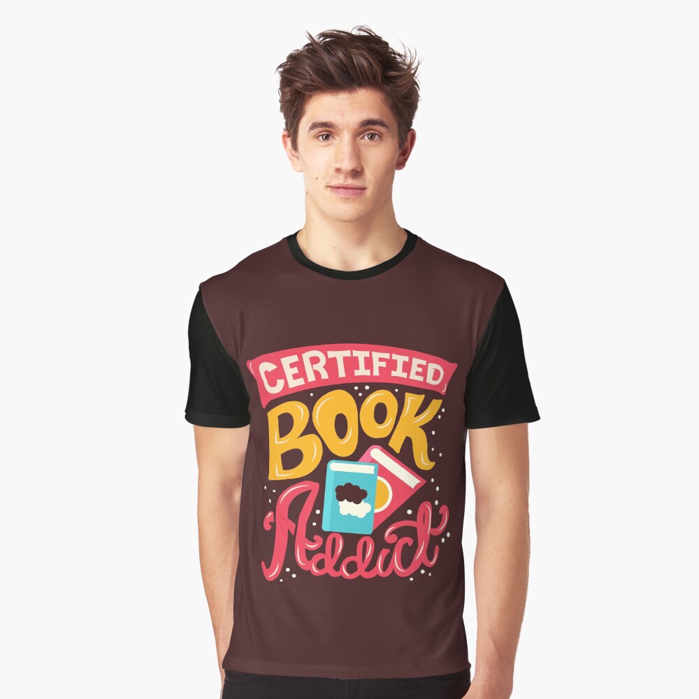 "Certified Book Addict" Sticker for Sale by Risa Rodil | Redbubble