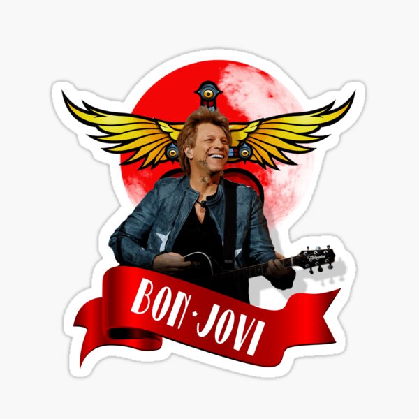 Bon Jovi Stickers | Redbubble