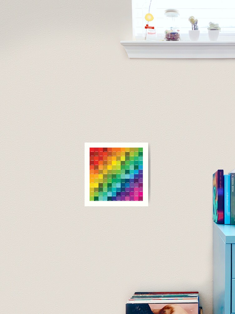 "Rainbow Hex Colors" Art Print for Sale by jojo983 | Redbubble