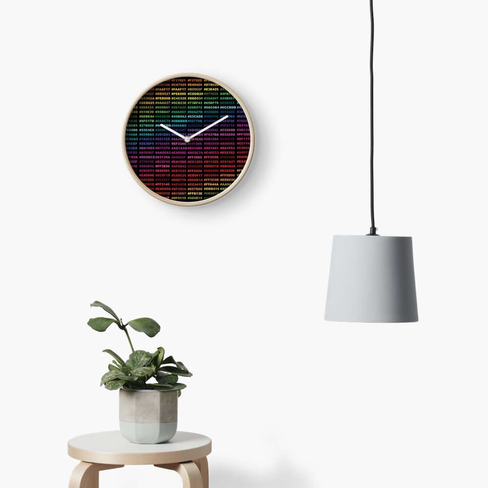 "Rainbow Hex Code List" Poster for Sale by jojo983 | Redbubble