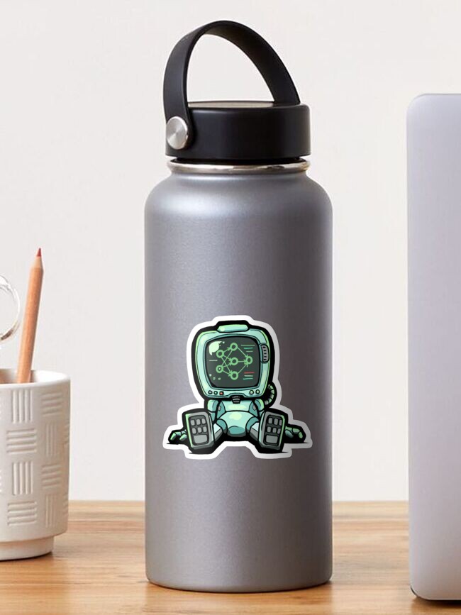"Cute Machine Learning Robot" Sticker for Sale by wuhu | Redbubble