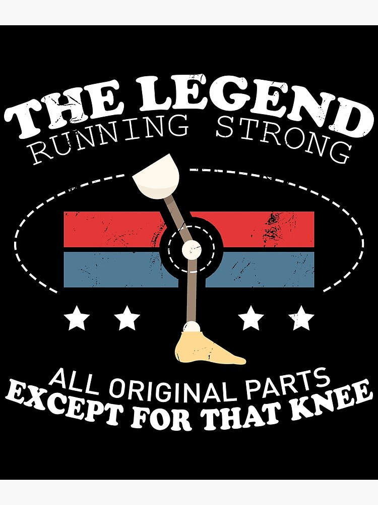 "Funny Knee Surgery Get Well Soon Gift design design" Greeting Card for ...