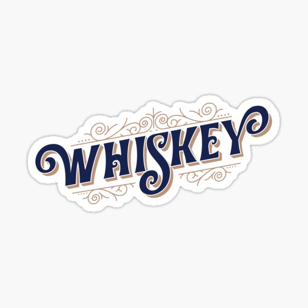 "Whiskey" Sticker for Sale by protoname | Redbubble